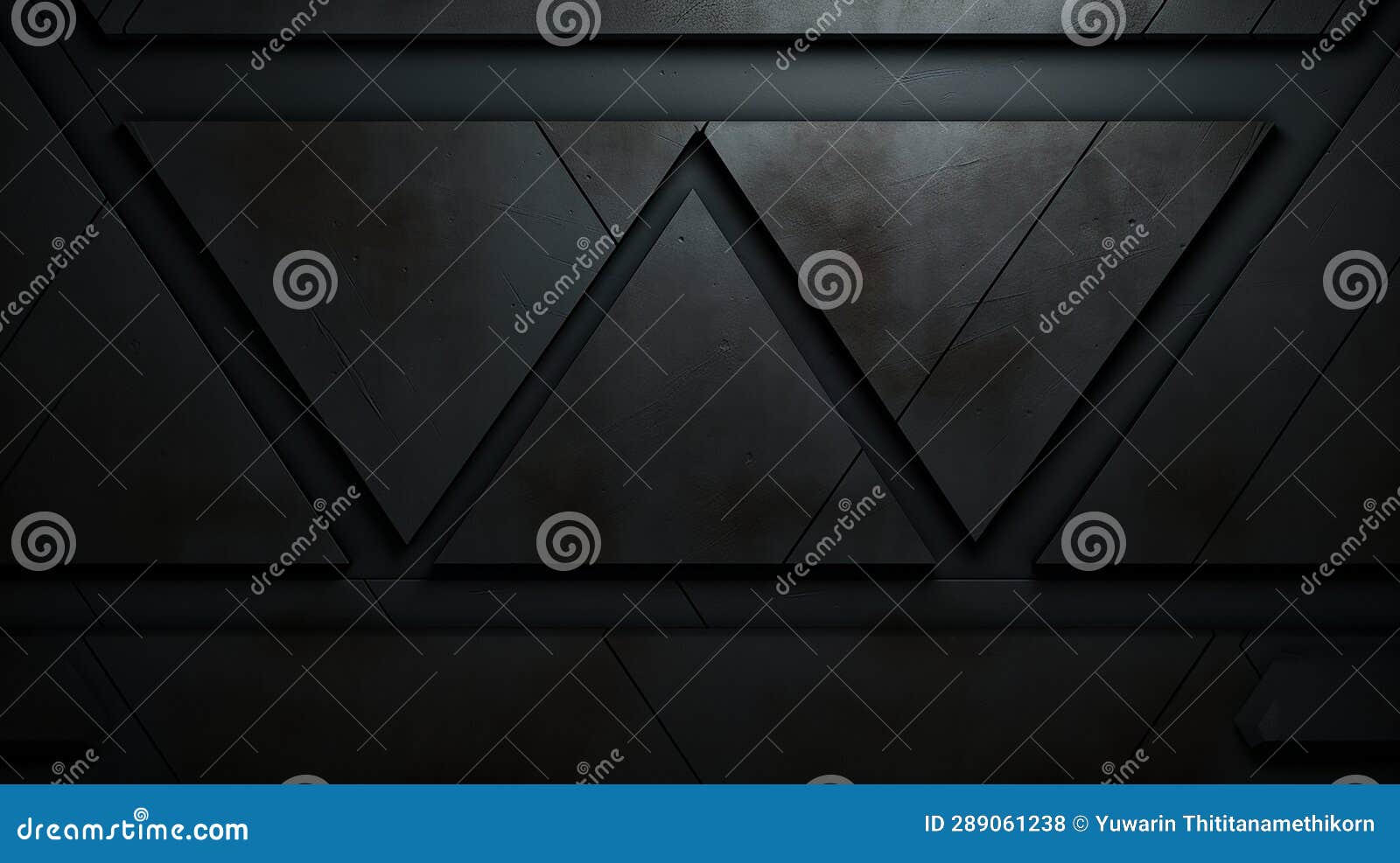 Abstract Black Triangle Background, Grunge Texture. Generative AI Stock ...