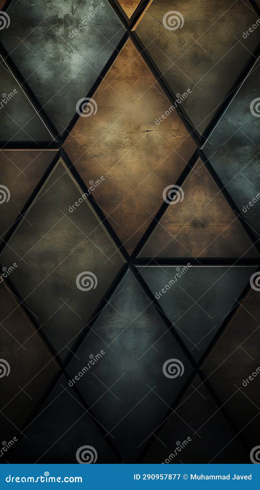 Abstract Black Triangle Shapes on Aged Paper Texture Stock Illustration ...