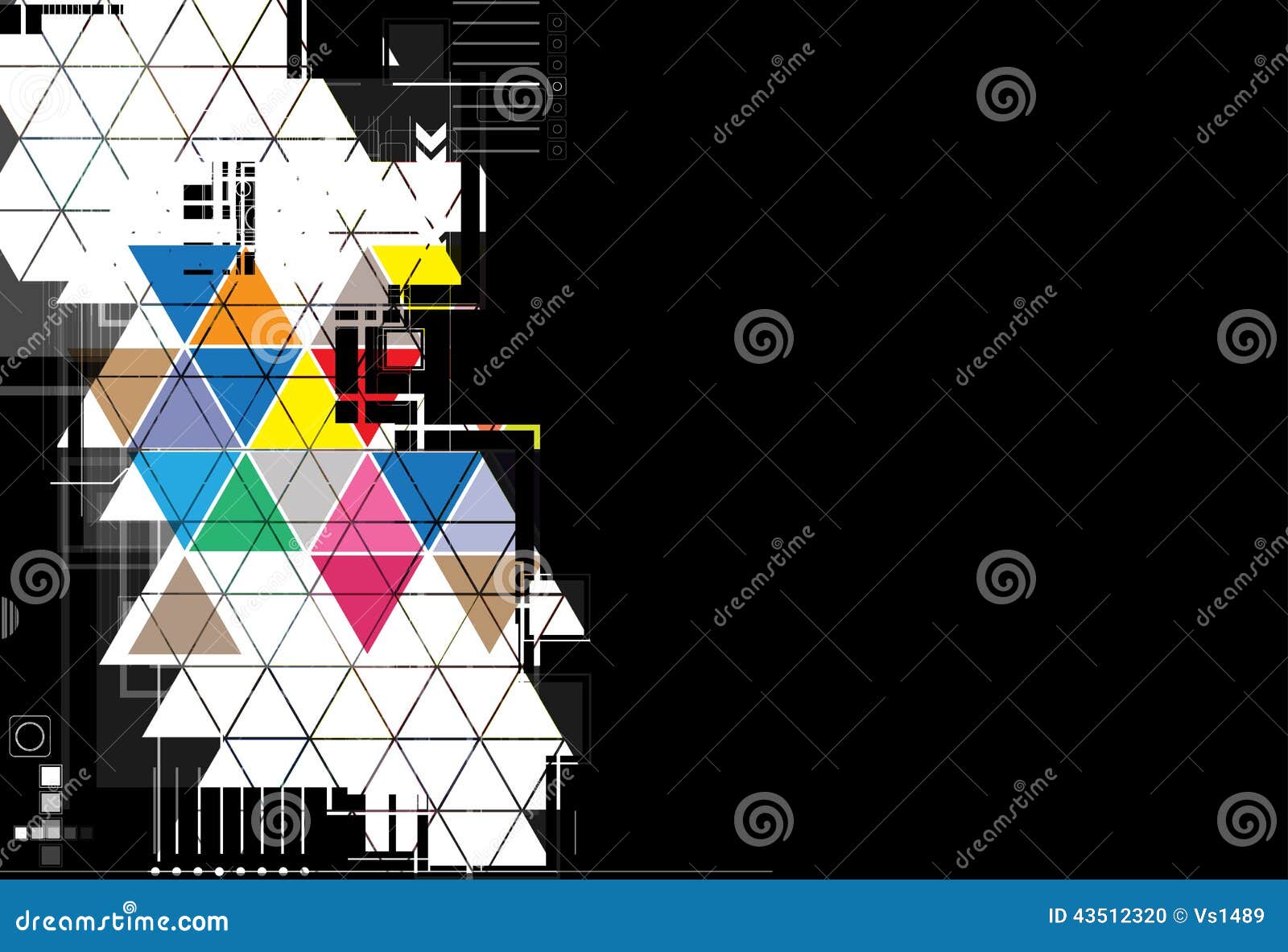 Triangle Technology Icon. Video Digital Logo Design Template. Stock ...