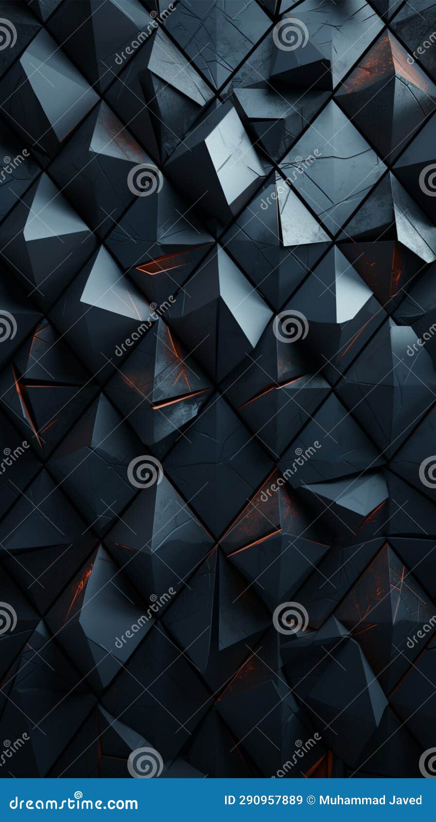 Abstract Black Triangles on Grunge Surface for Design Stock ...