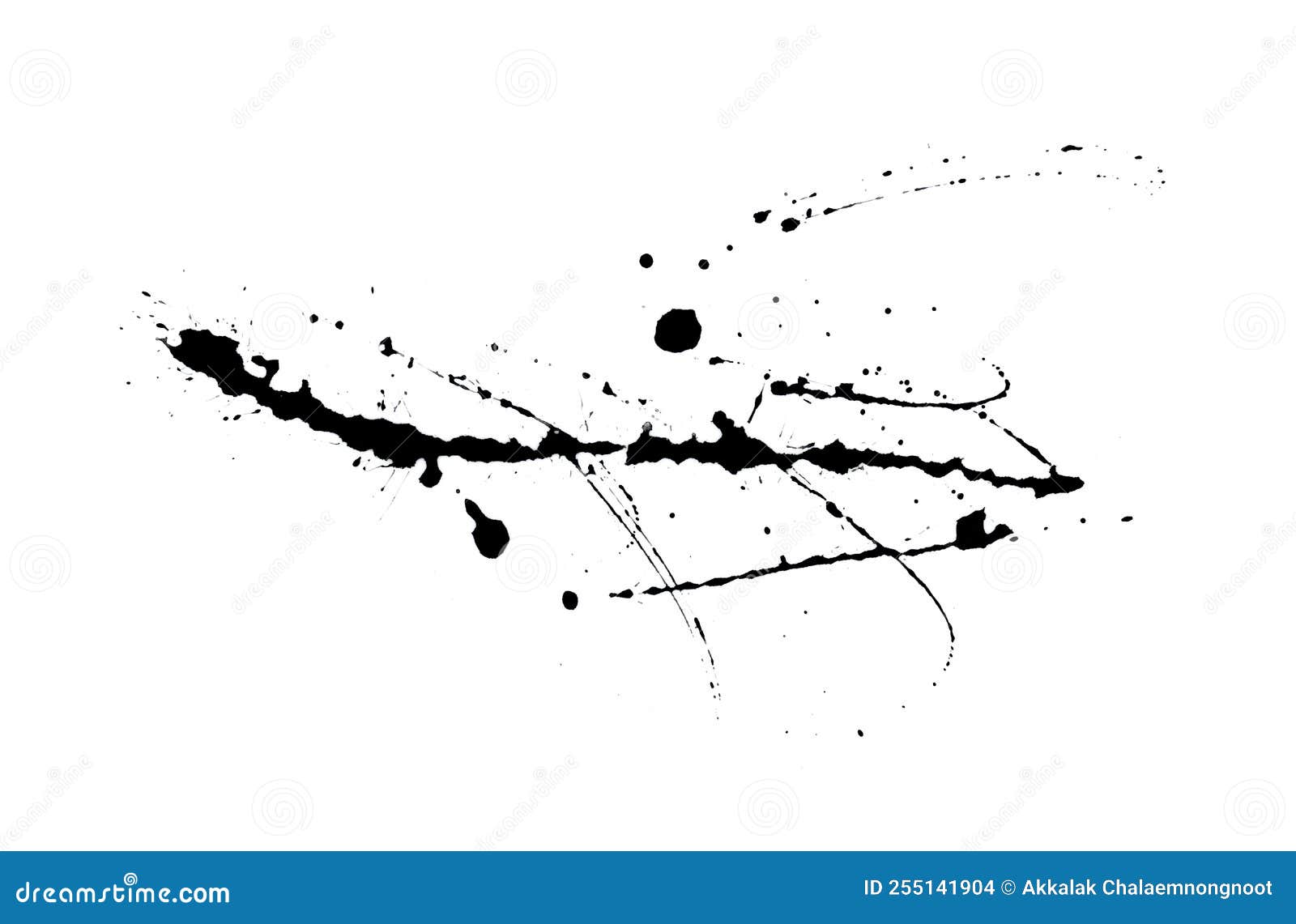 Abstract Black Watercolor Paint Splash Background. Black Watercolor ...
