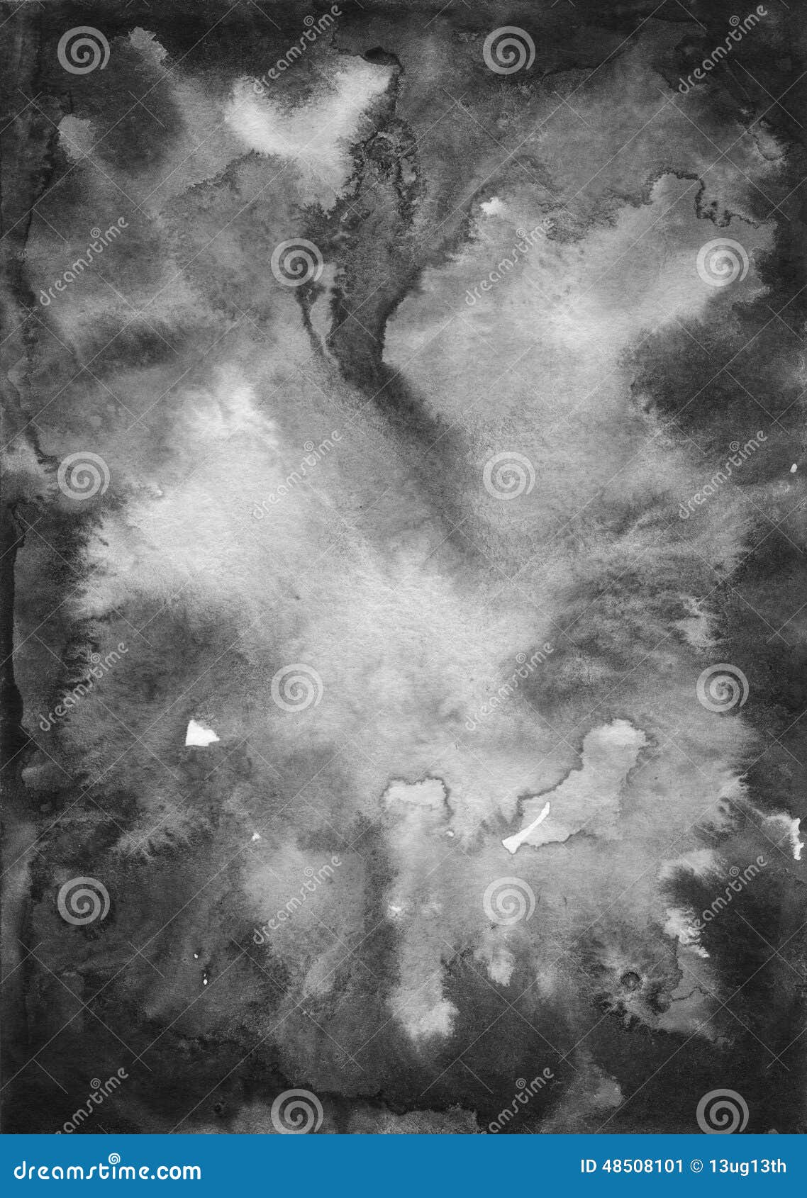 Abstract Black Watercolor Texture Stock Image Image Of Brighten