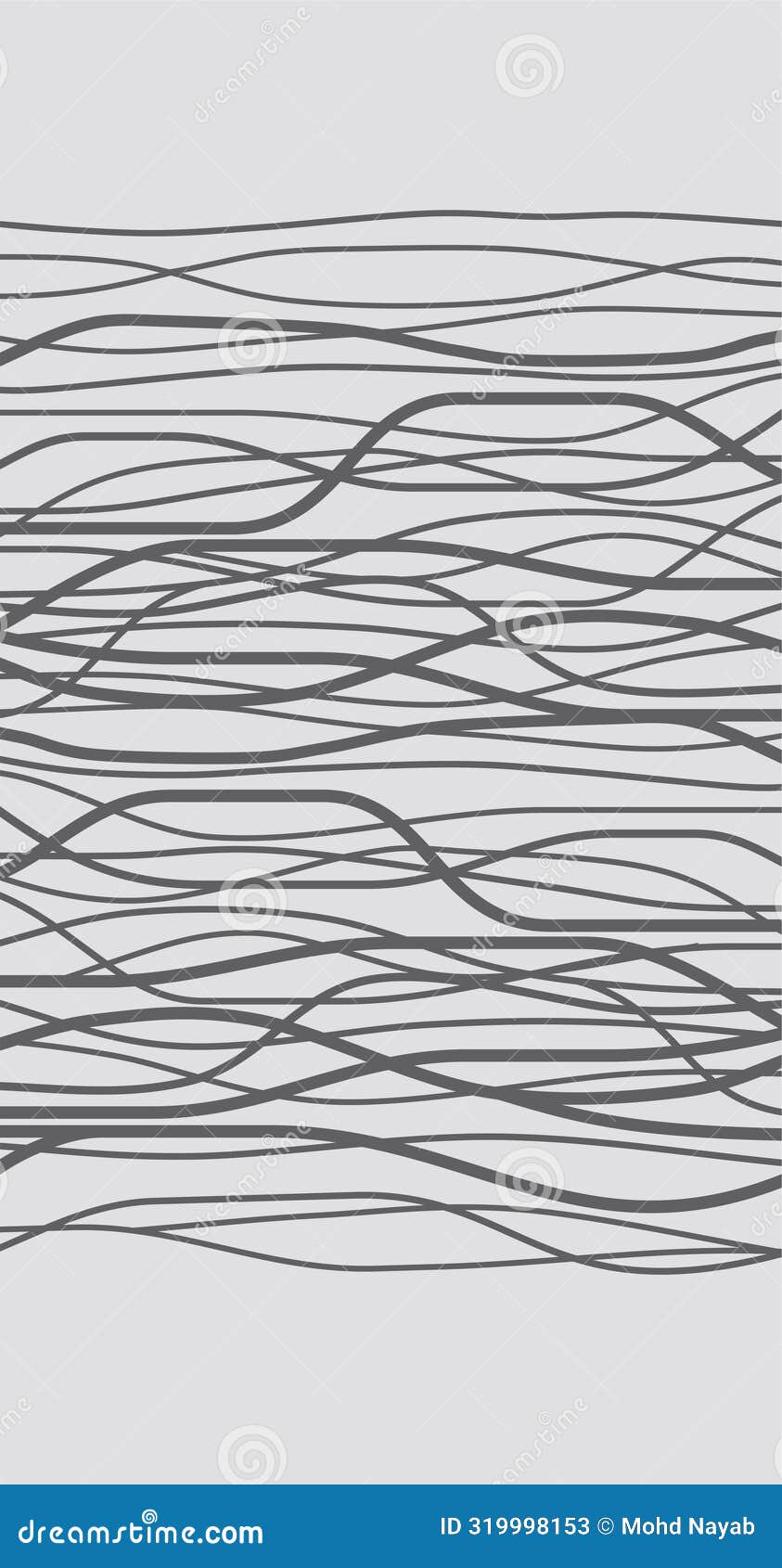 Abstract Black Wavy or Wave Lines and Curves Pattern Cdr X6 Stock ...