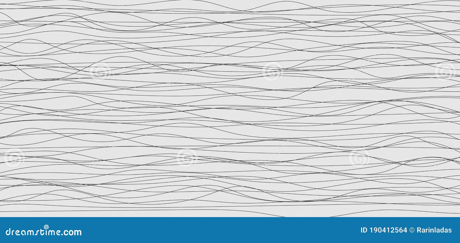 Abstract Black Wavy or Wave Lines and Curves Pattern on White ...