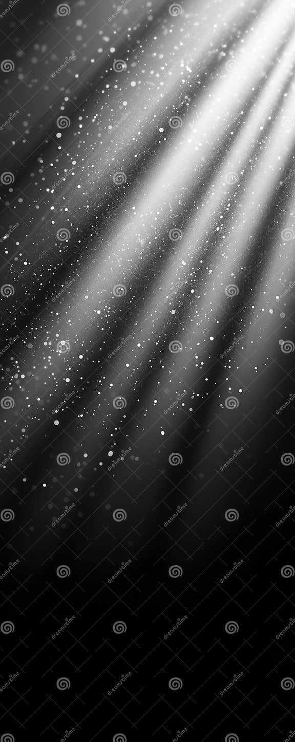 Abstract Black and White Light Rays Backdrop, Greyscale Lighting ...