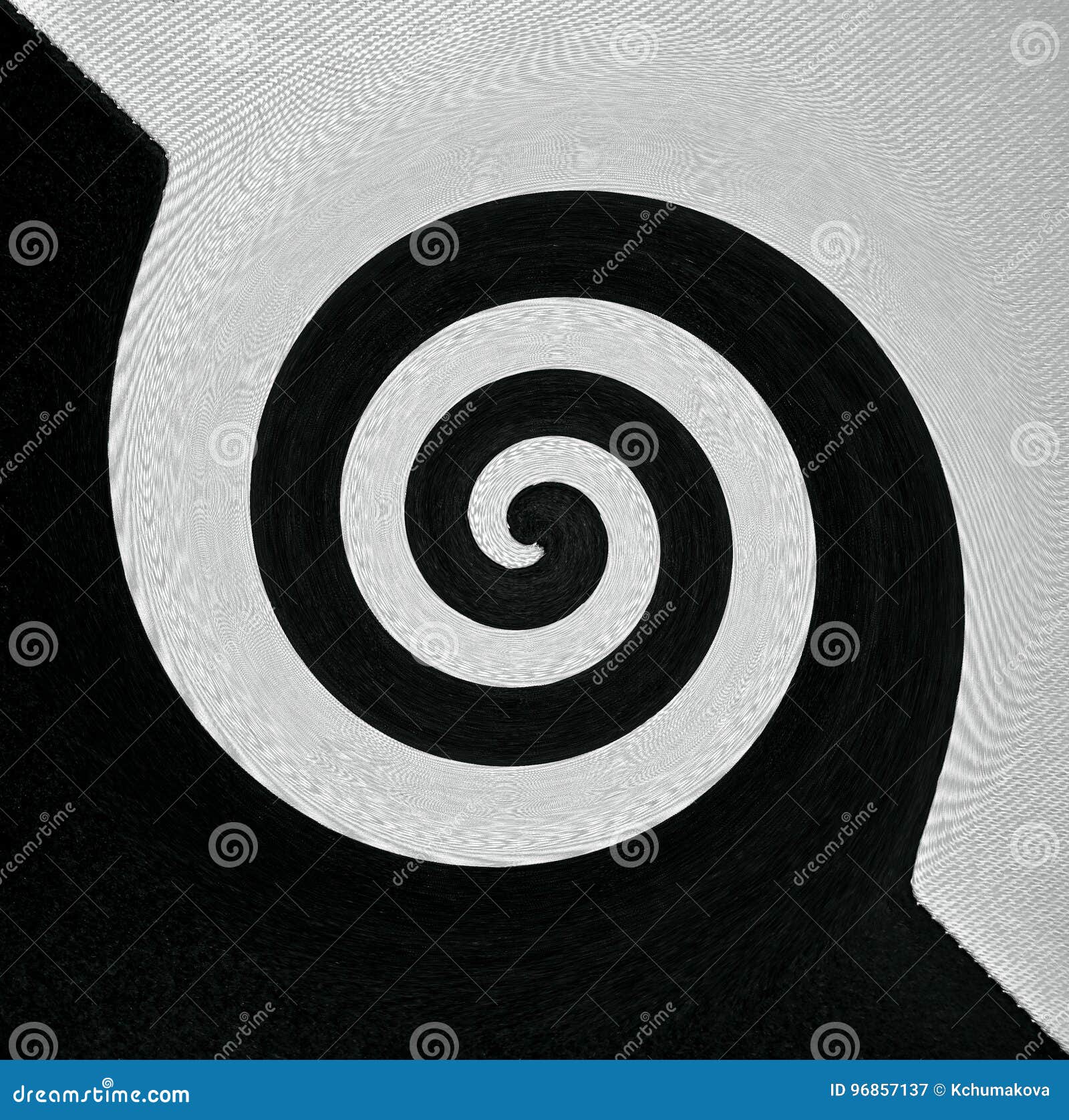 Abstract Black and White Background from Curve Swirl Shapes Stock ...