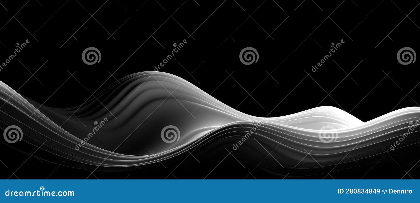 An Abstract Black and White Background with Curves, in the Style of ...