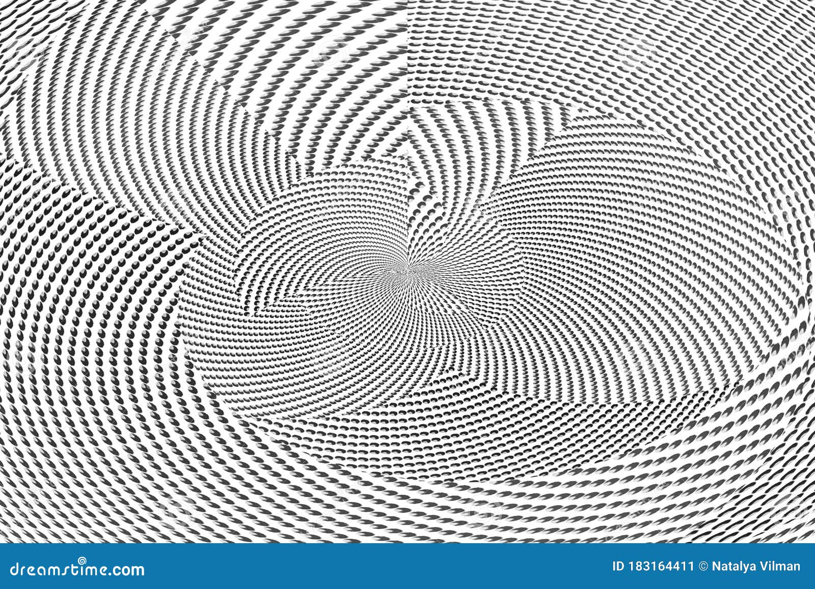 Abstract Black and White Background. Geometric Pattern with Visual ...