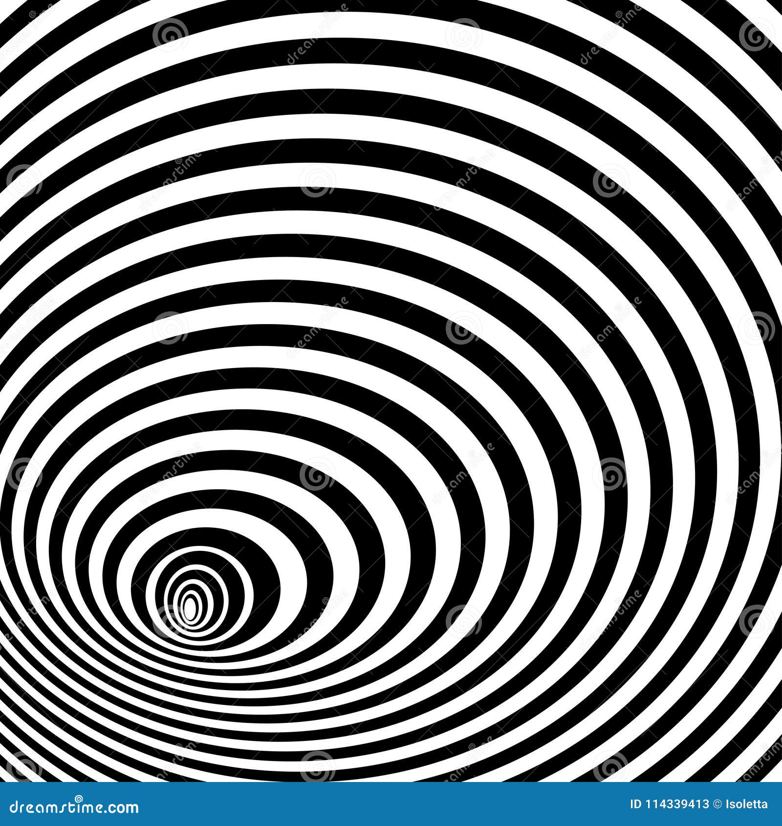 Abstract Black and White Background. Optical Illusion of Distorted ...
