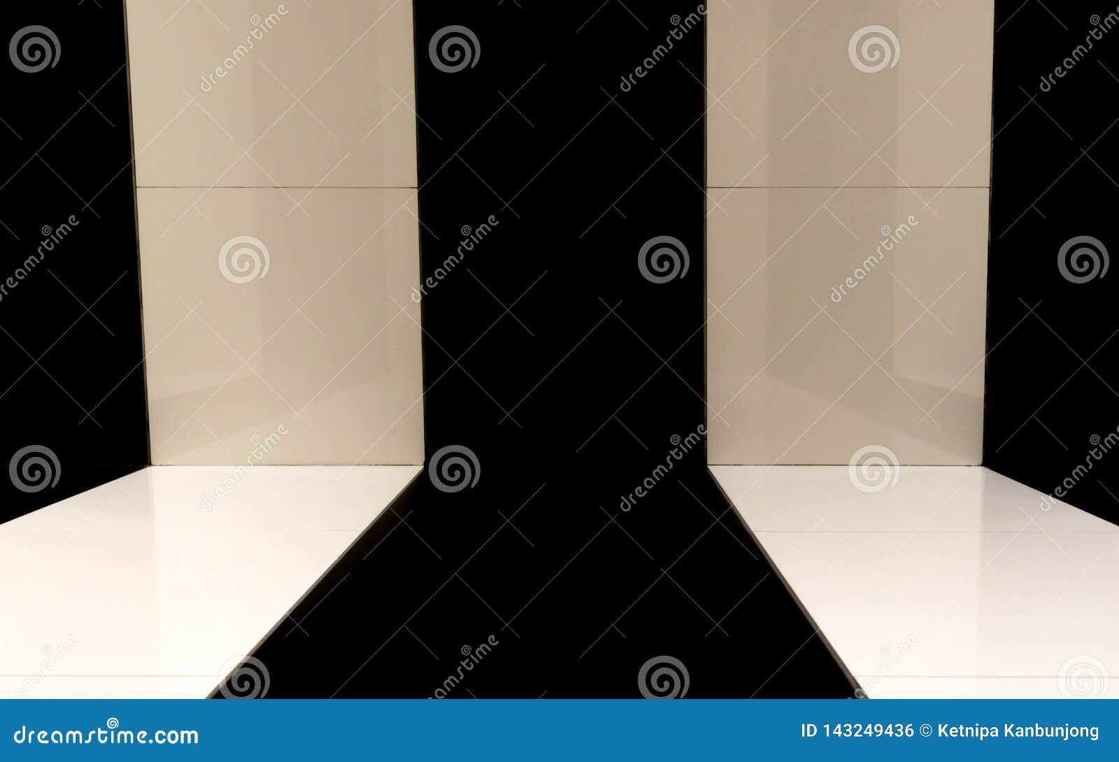 Abstract Black and White Background and Reflection Stock Photo - Image ...