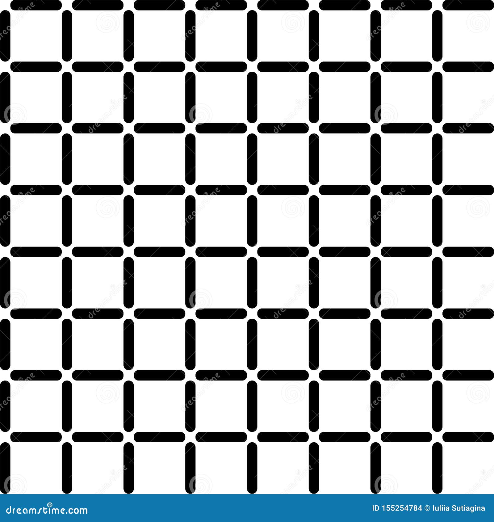 Abstract Black and White Background with Square Cell. Geometric ...