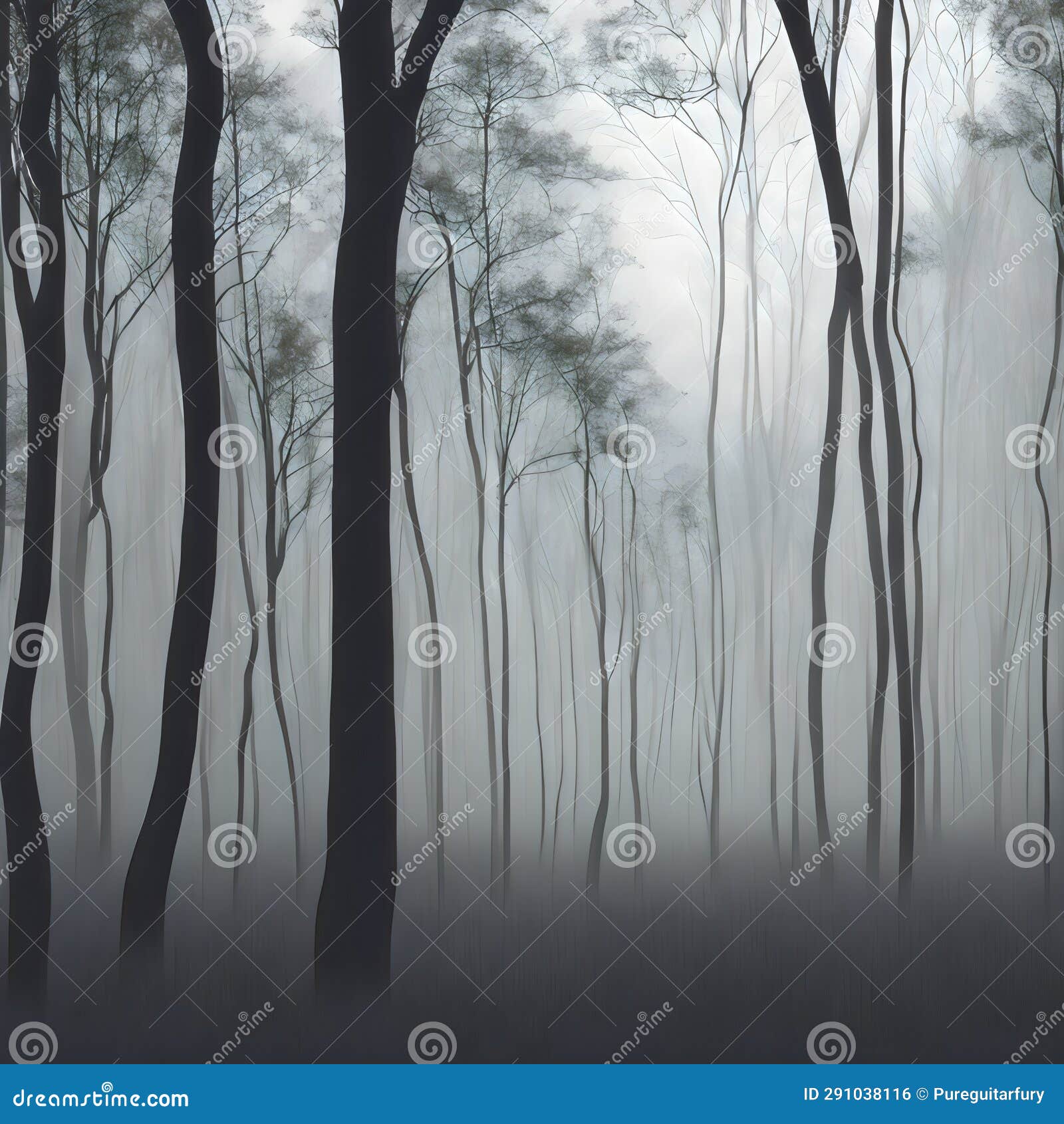 See the Forest through the Trees Stock Illustration - Illustration of ...