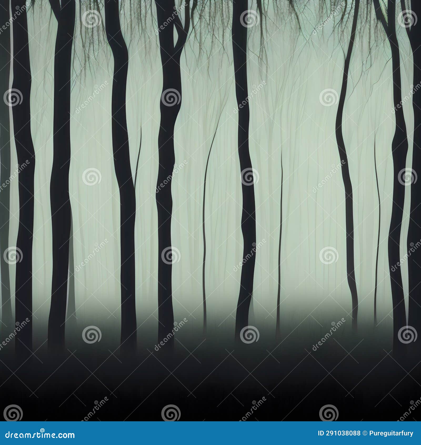 See the Forest through the Trees Stock Illustration - Illustration of ...