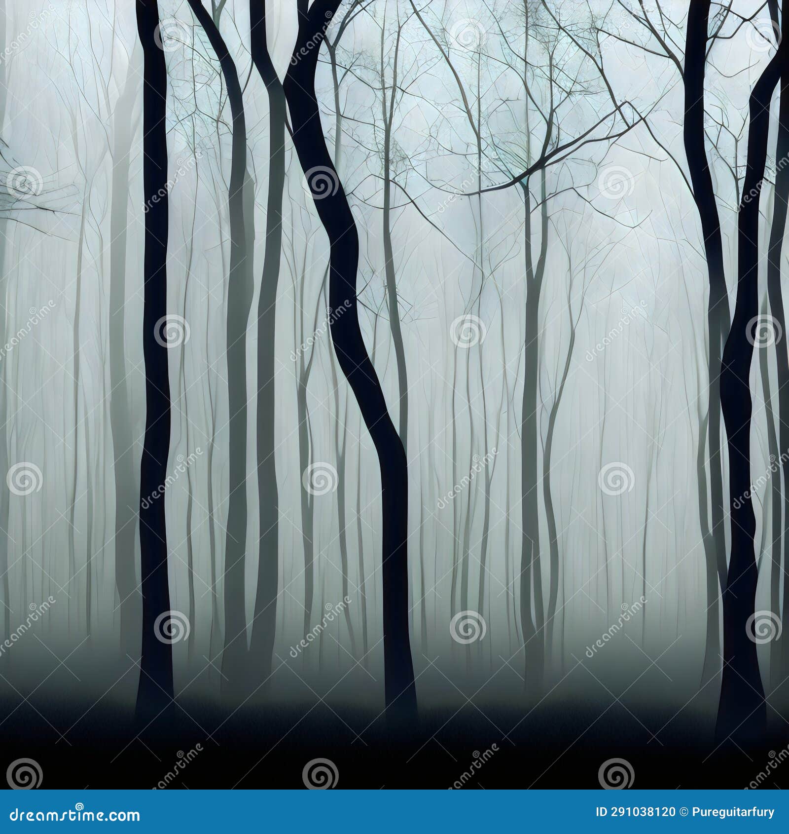 See the Forest through the Trees Stock Illustration - Illustration of ...