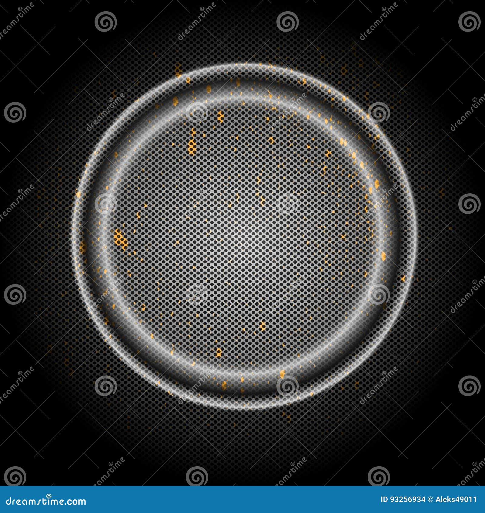Abstract Black and White Button Stock Vector - Illustration of ...
