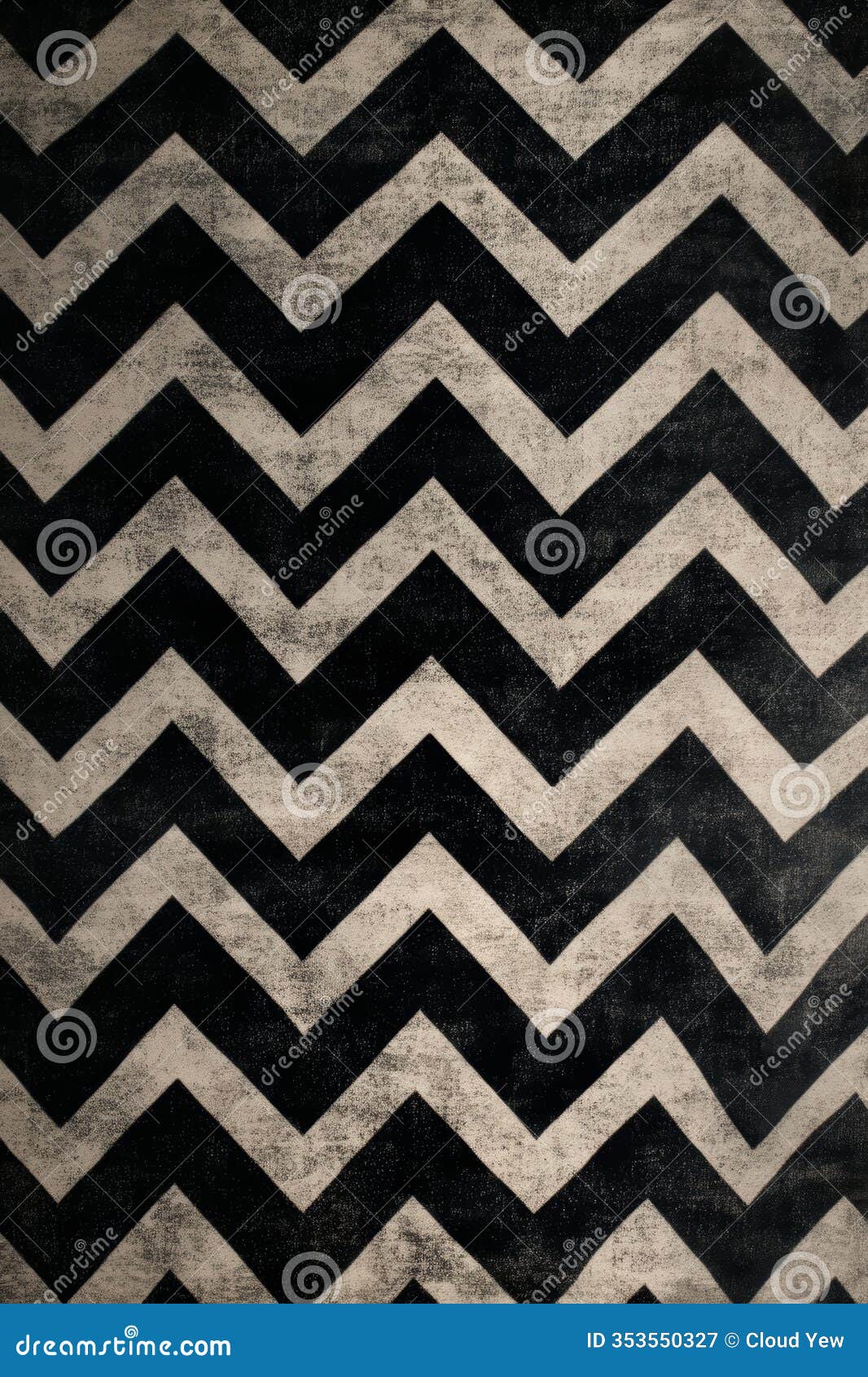 Abstract Black and White Chevron Pattern with Distressed Texture for ...