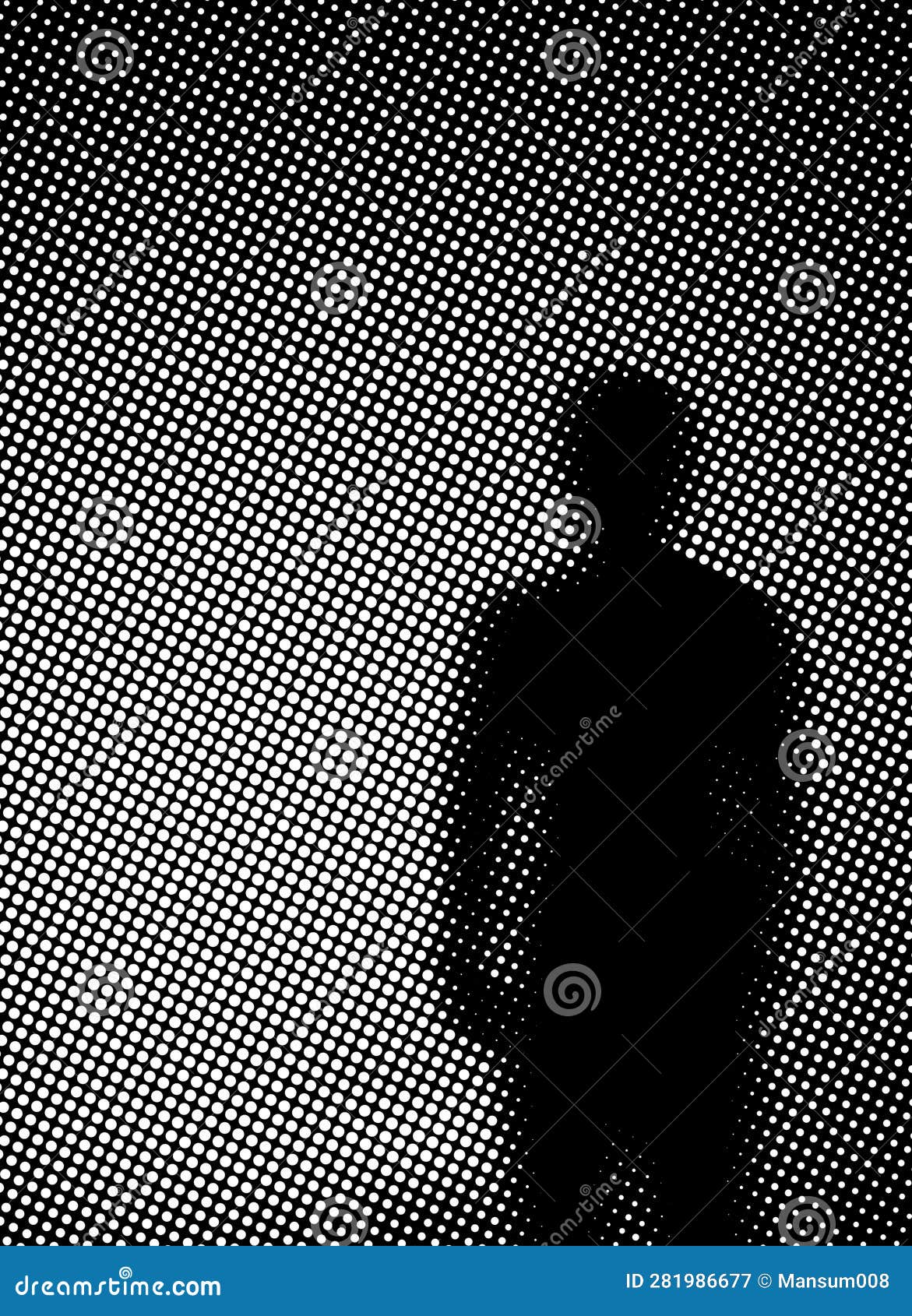 Abstract Black and White Digital Wallpaper , Man Shape Stock ...