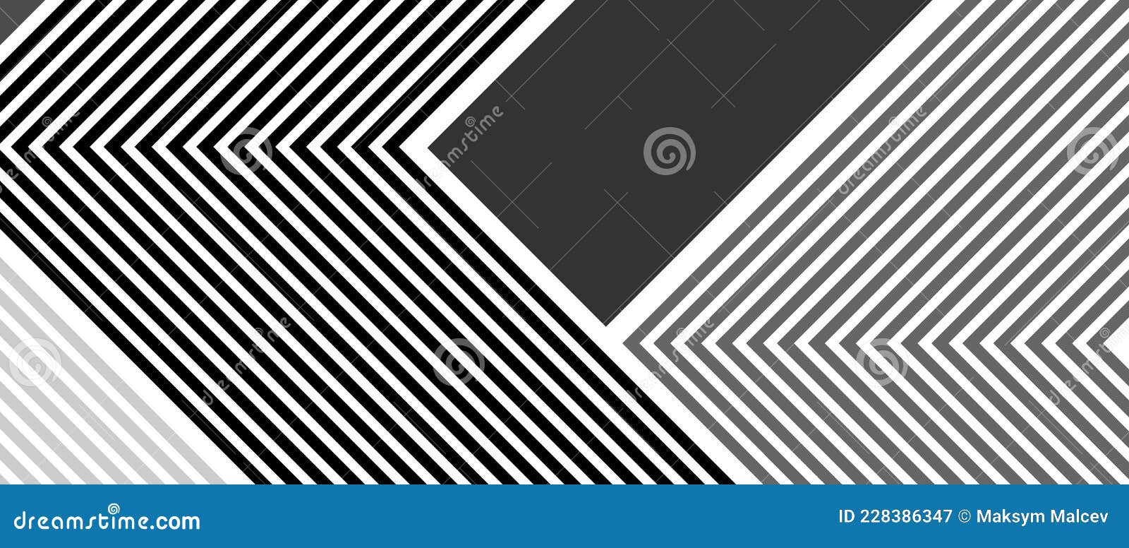 Abstract Black and White Geometric Lines. Background with Diagonal ...