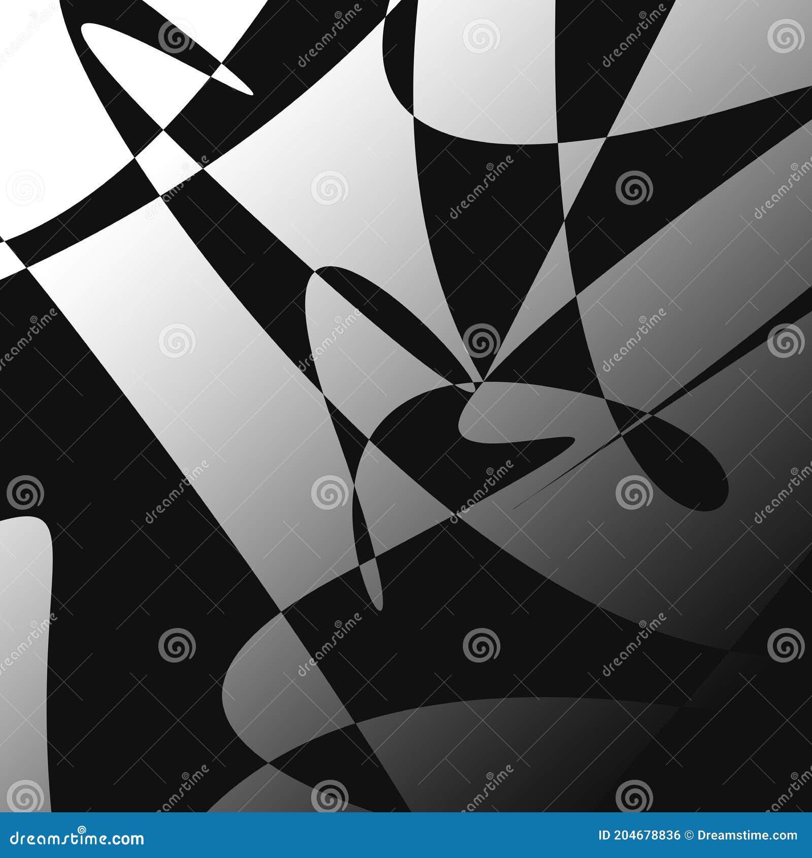 Abstract Black and White Geometry Stock Illustration - Illustration of ...