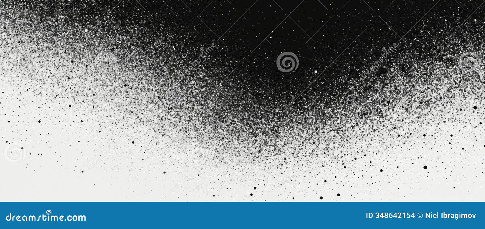 Abstract Black and White Gradient with Dynamic Paint Splatter Effect ...