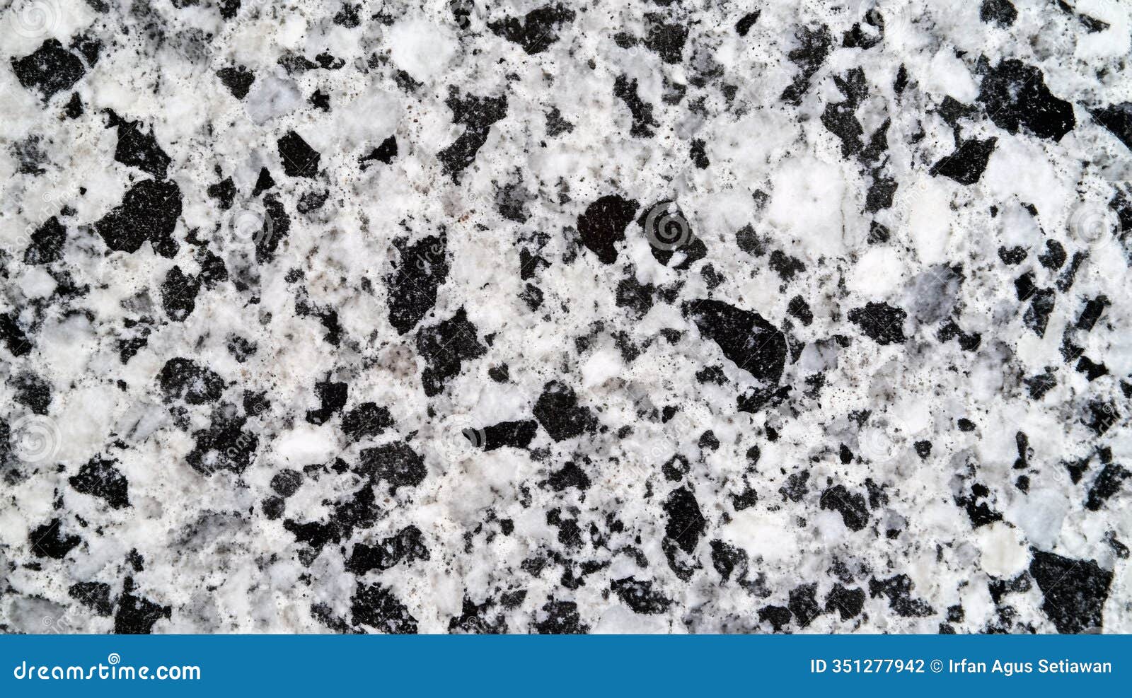 Abstract Black and White Granite Stone Texture Stock Illustration ...