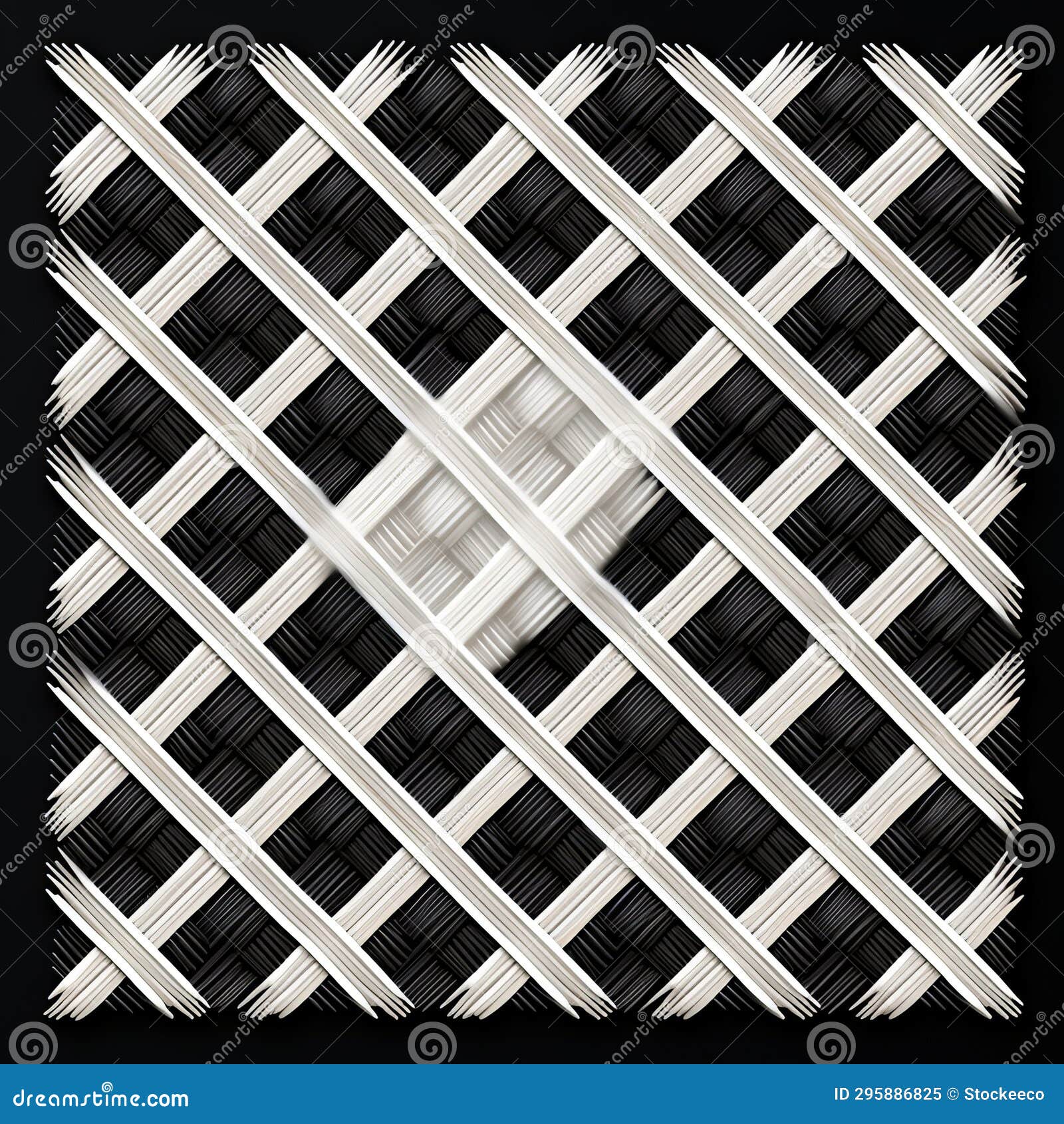 Abstract Black and White Grid Pattern: Unique Composition and Stylish ...