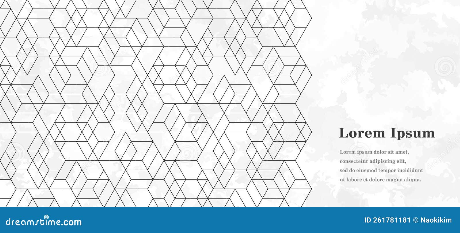 Abstract Black White Hexagon, Geometric Background, Polygon Pattern ...