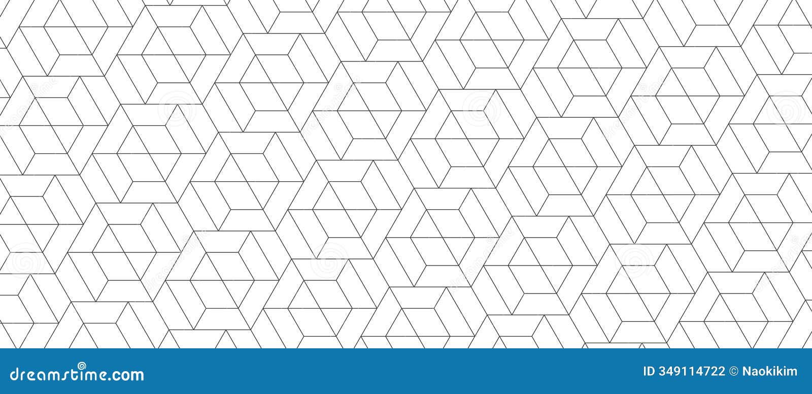 Abstract Black White Hexagon. Geometric Polygon Background. Triangle ...