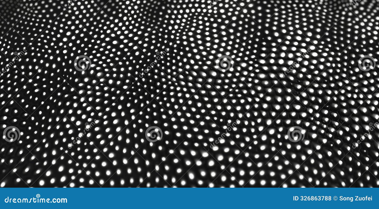 Abstract Black and White Lizard Skin Pattern with Small Dots, Vector ...