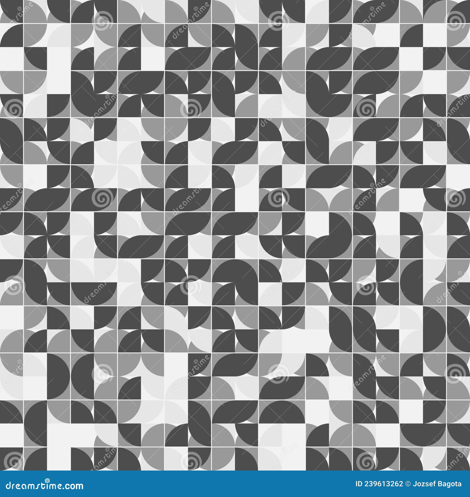 Abstract Black and White Mosaic Background Design Stock Vector ...