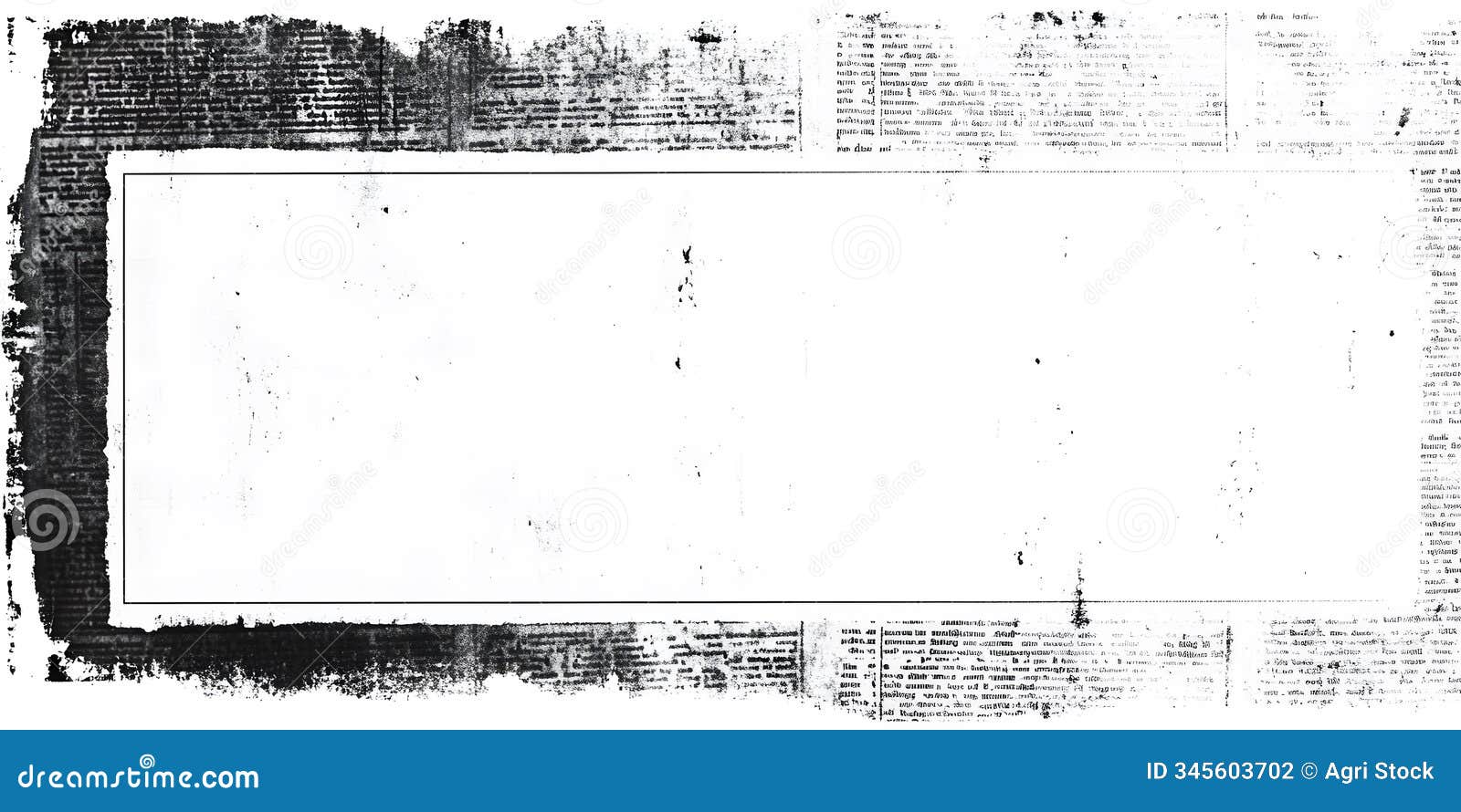 Abstract Black and White Newspaper Textured Background Stock ...