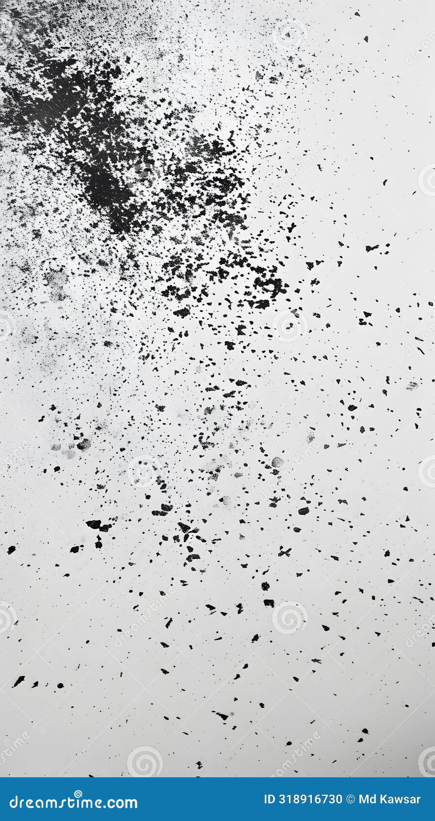Abstract Black and White Particle Texture Background, Ai Generated ...