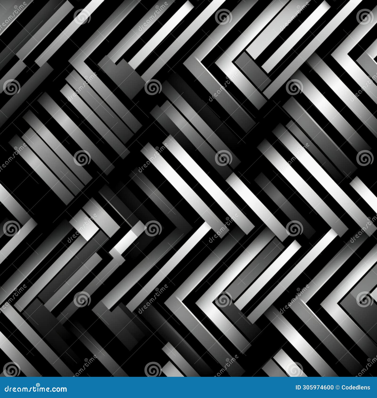 A Simple and Clean Black and White Patterns Stock Illustration ...