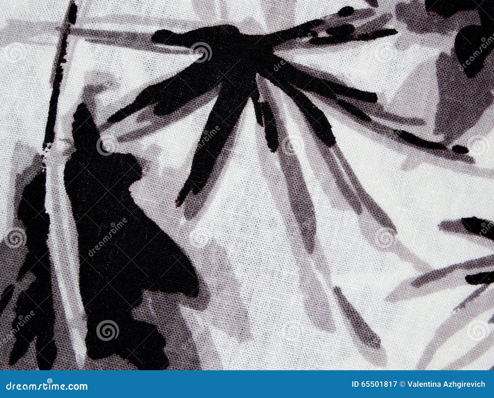 Abstract Black and White Pattern on the Fabric Stock Image - Image of ...