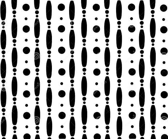 Abstract Black and White Pattern Stock Illustration - Illustration of ...