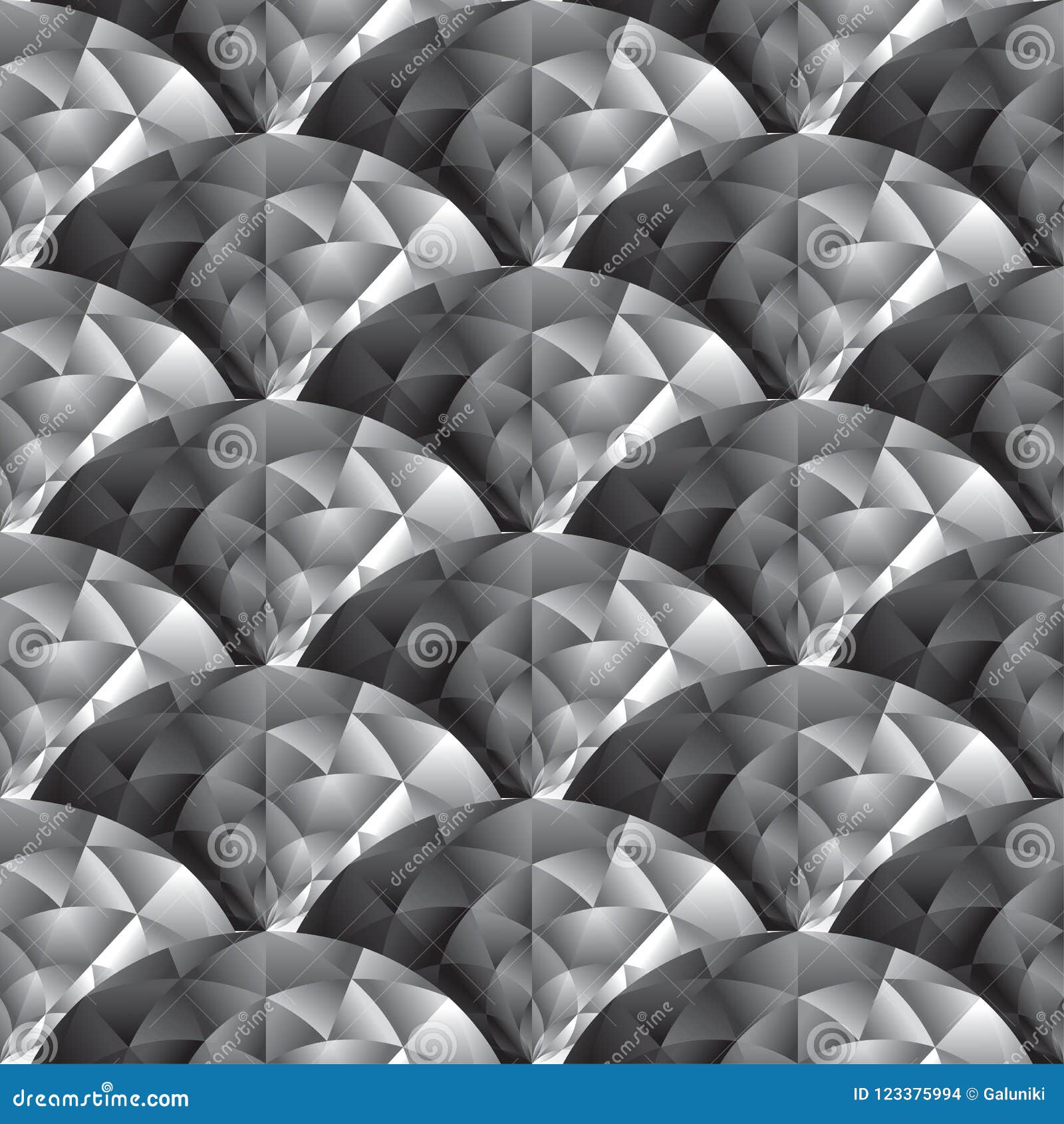 Polygon and Curve Geometric Seamless Pattern Stock Vector ...