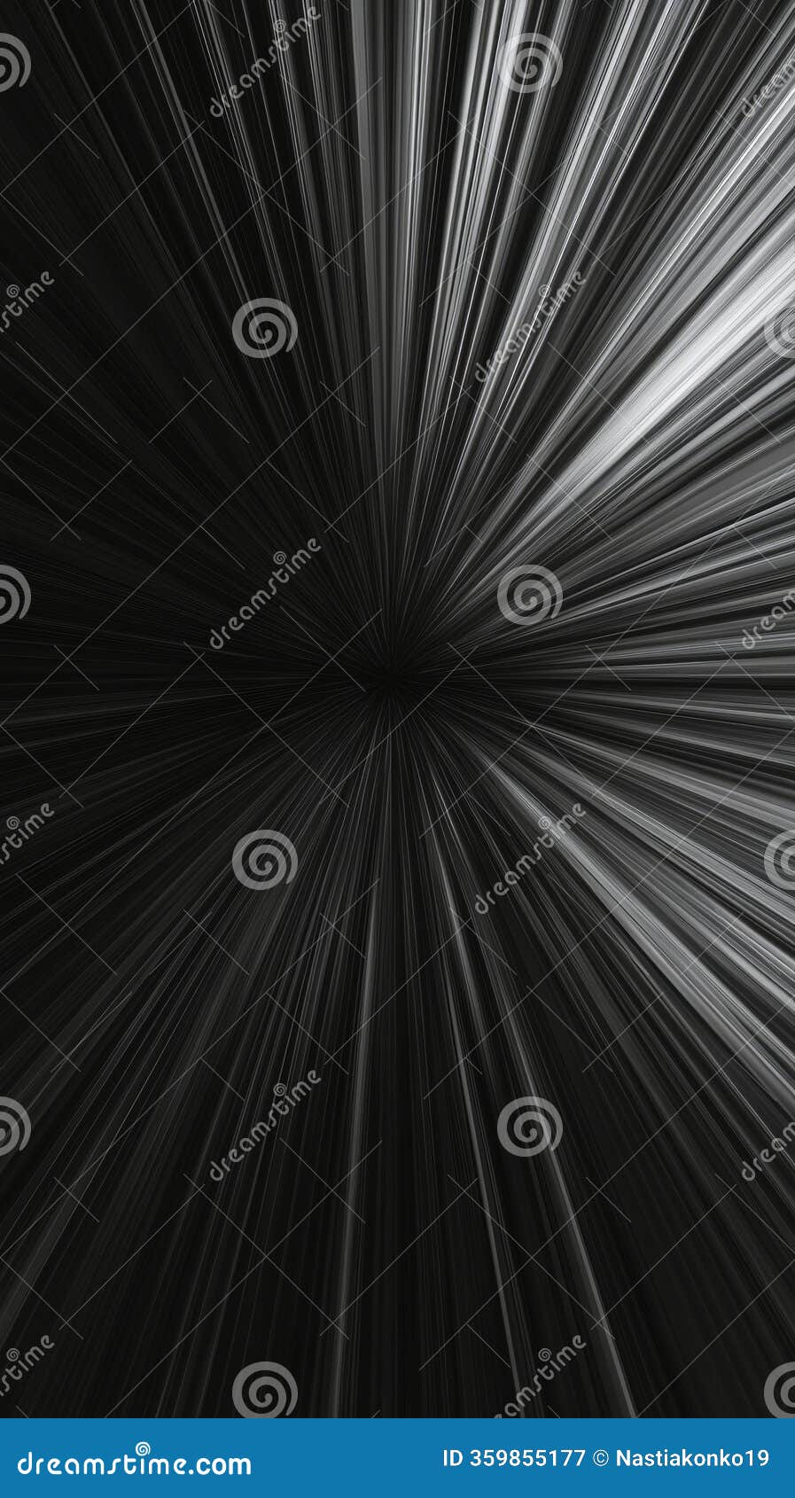 Abstract Black and White Radial Lines Pattern, Dynamic Motion Concept ...