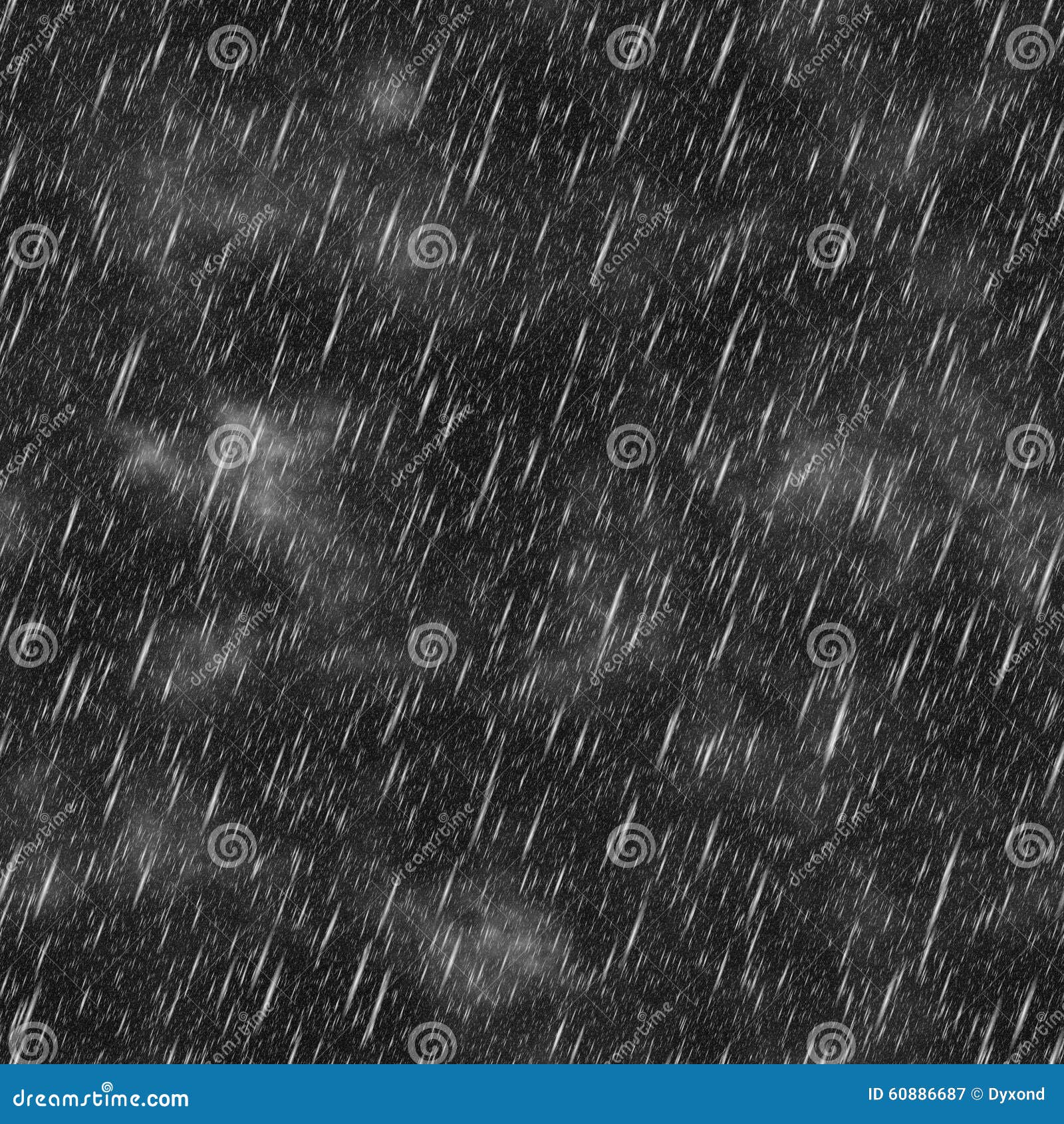Abstract Black and White Rain. Seamless Illustration. Stock ...