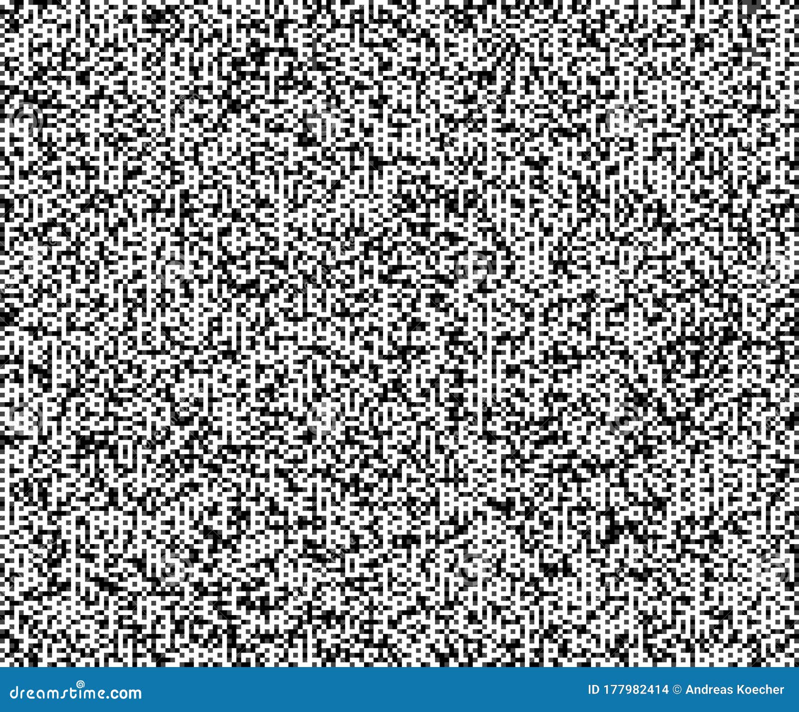 Abstract Black and White Retro Pixel Square 8 Bit Background Stock ...