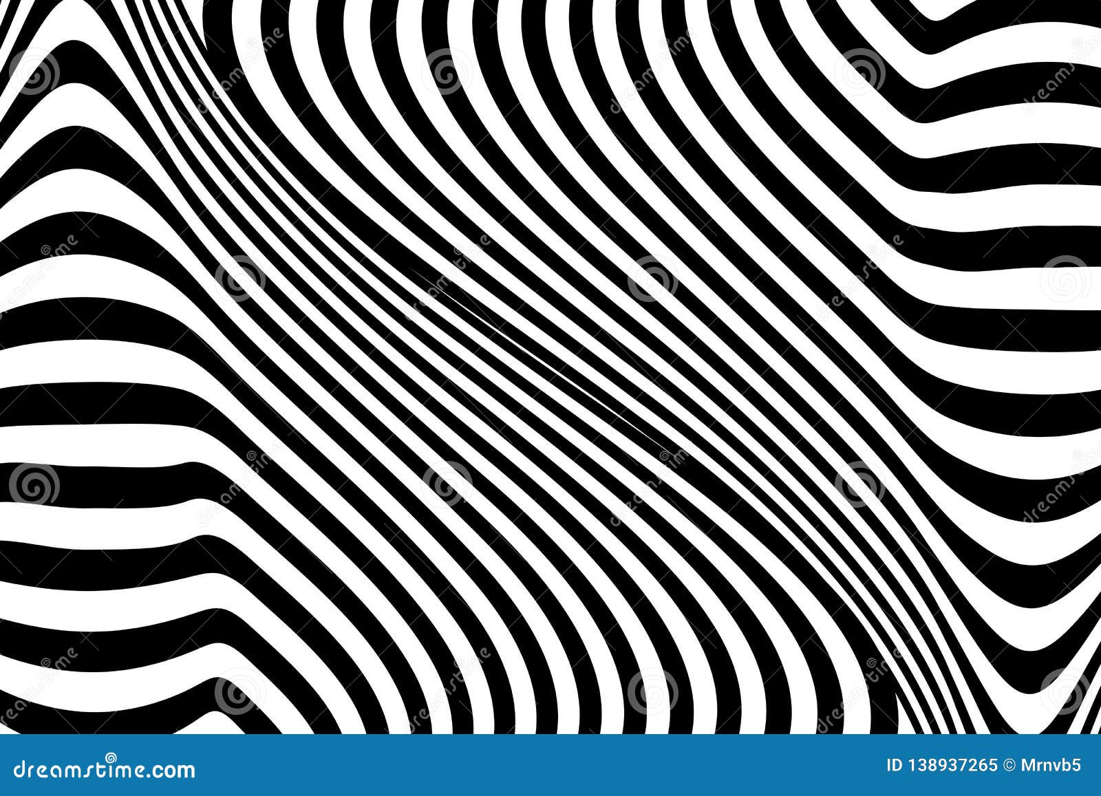 Abstract Black and White Striped Background. Geometric Pattern with ...