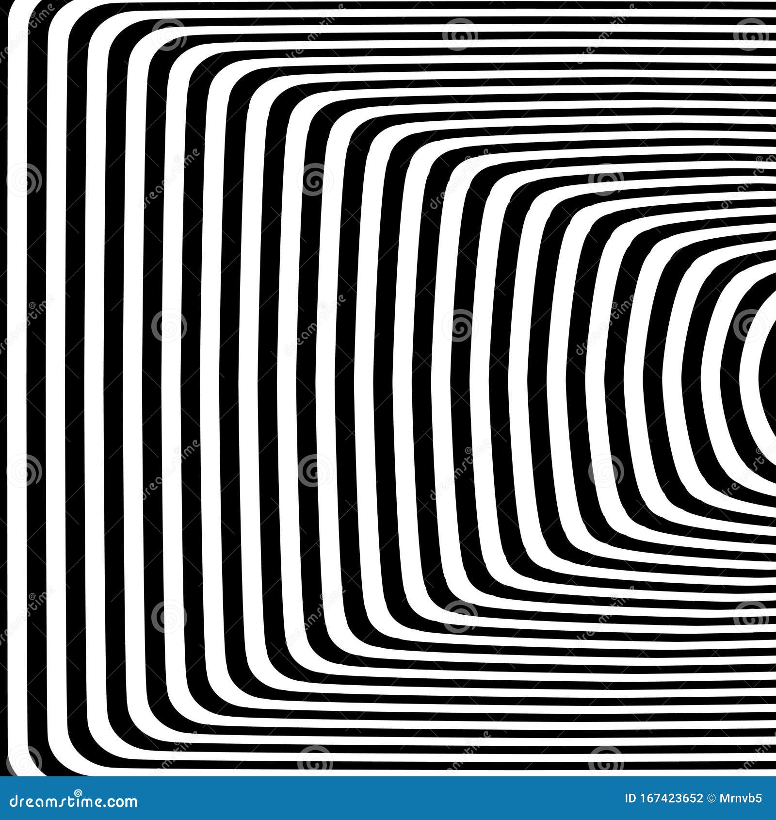 Abstract Black and White Striped Background. Geometric Pattern with ...
