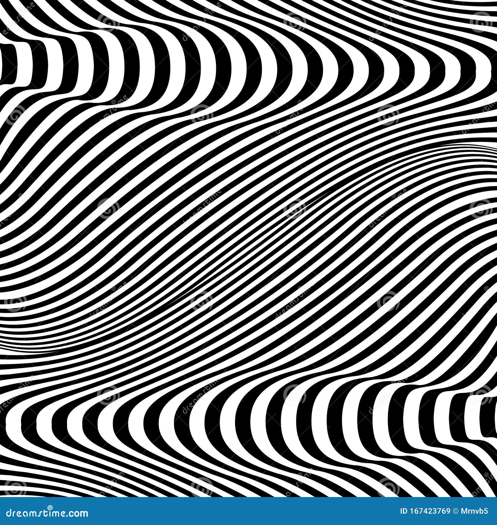 Abstract Black and White Striped Background. Geometric Pattern with ...