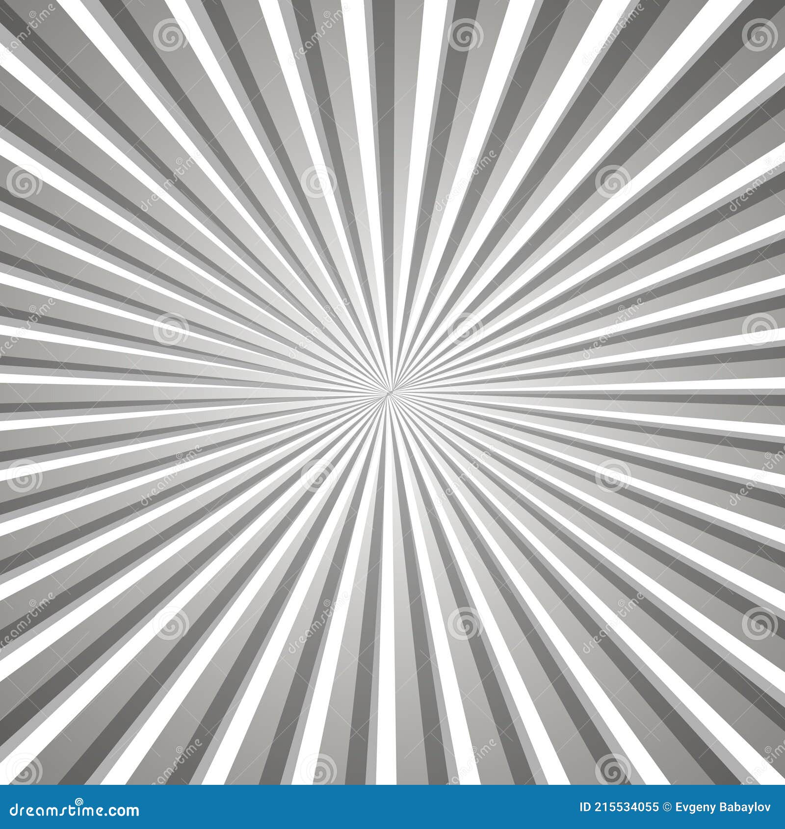 Abstract Black and White Sun Rays - Vector Stock Vector - Illustration ...