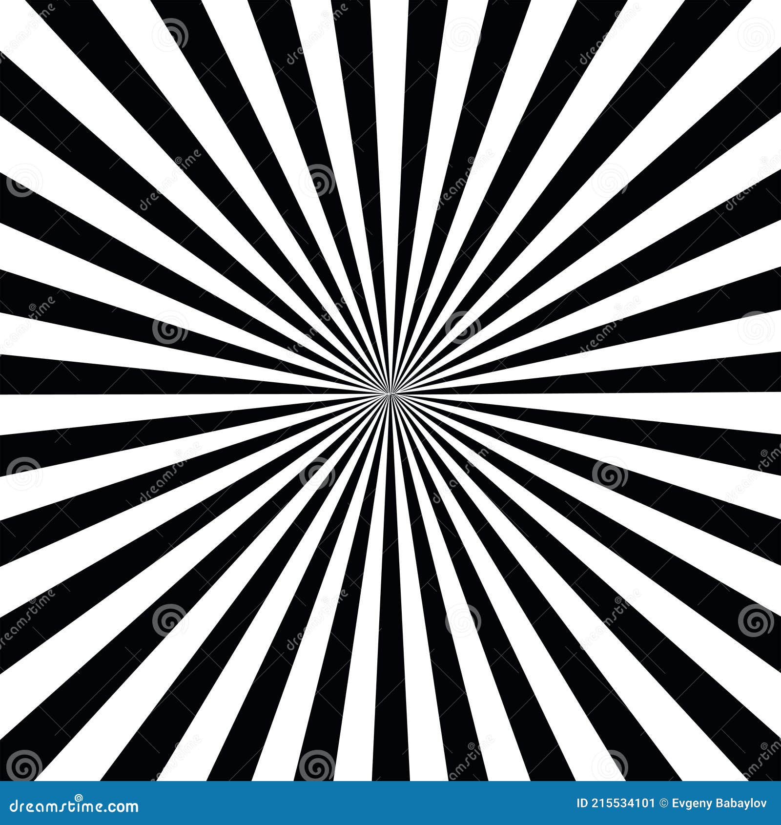 Abstract Black and White Sun Rays - Vector Stock Vector - Illustration ...