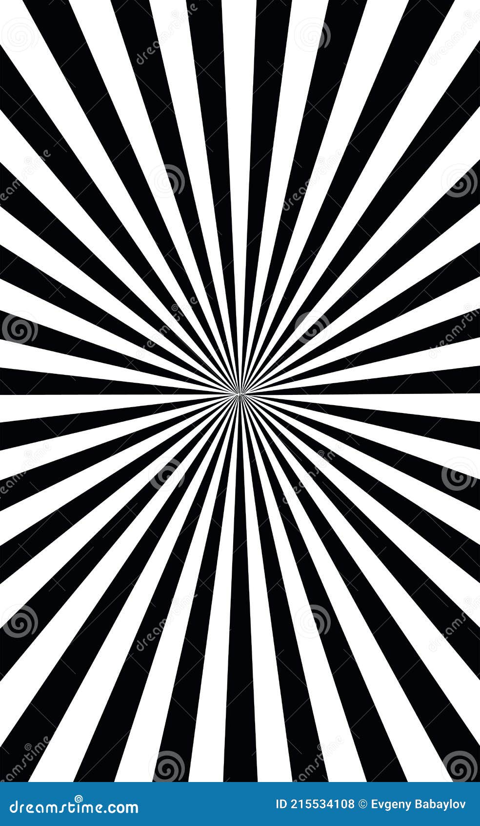 Abstract Black and White Sun Rays - Vector Stock Vector - Illustration ...