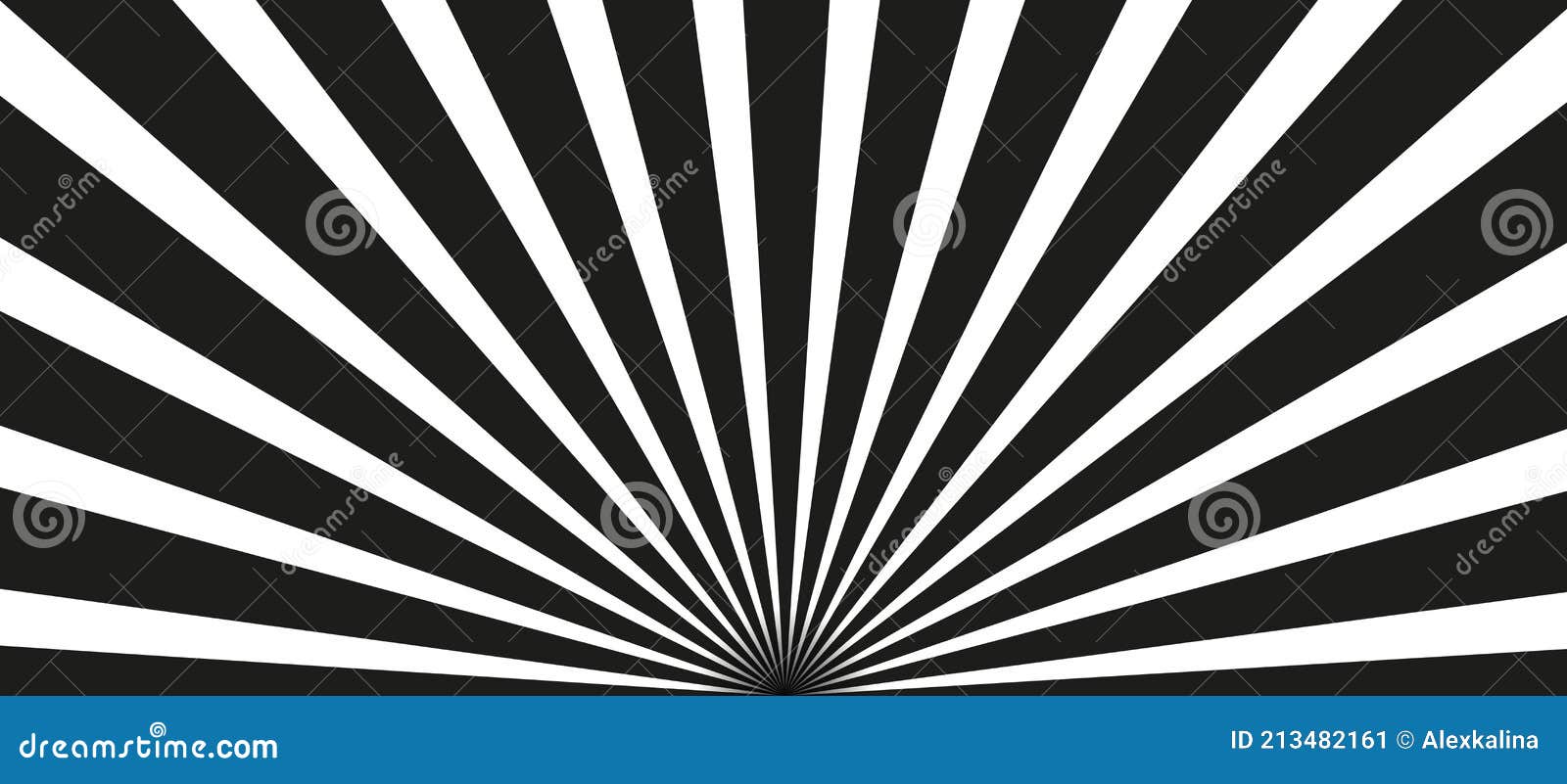 Sun Rays Black And White Background