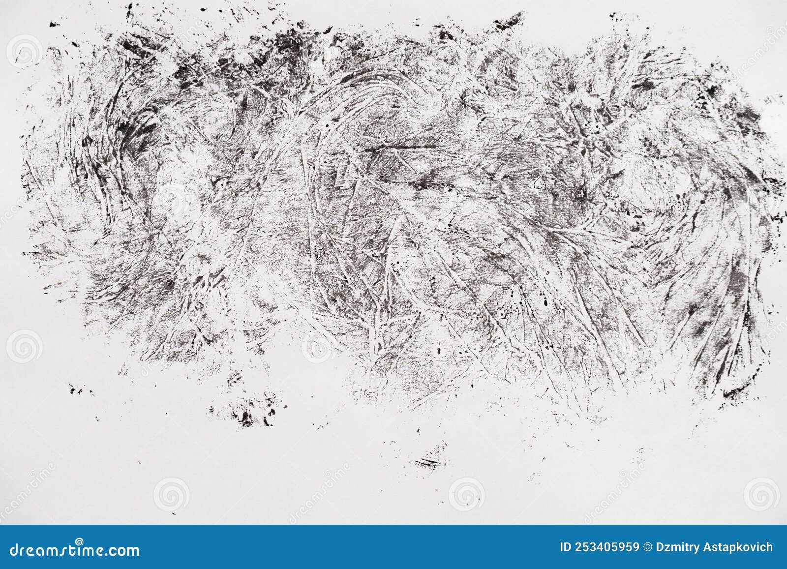 Abstract Black White Texture on White Paper Stock Image - Image of ...