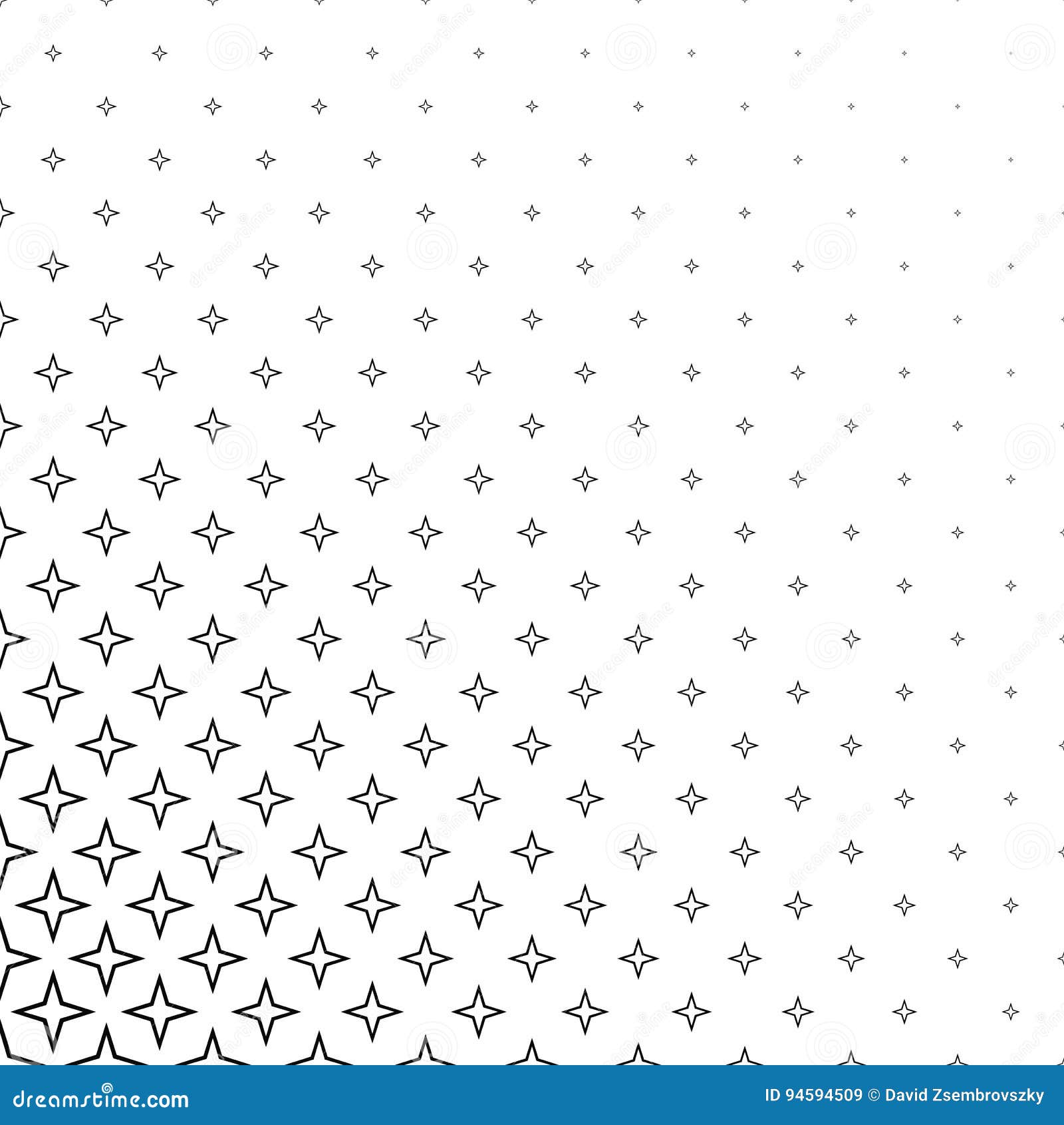 Abstract Black and White Thorn Pattern Design Stock Vector ...