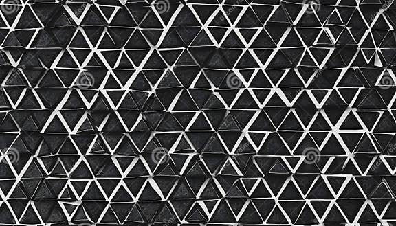 Abstract Black and White Triangle Pattern Background Texture Stock ...