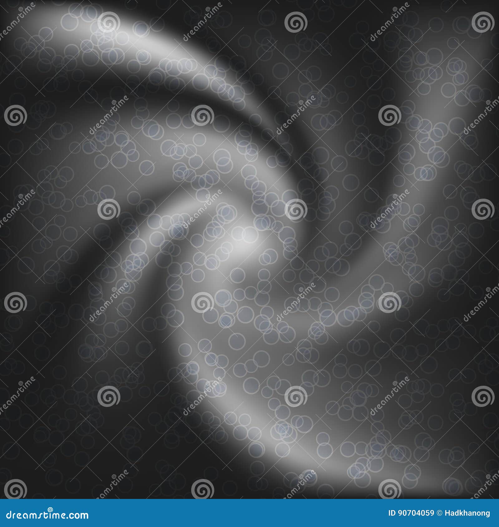 Abstract Black and White Twist Shape with Dot Stock Vector ...